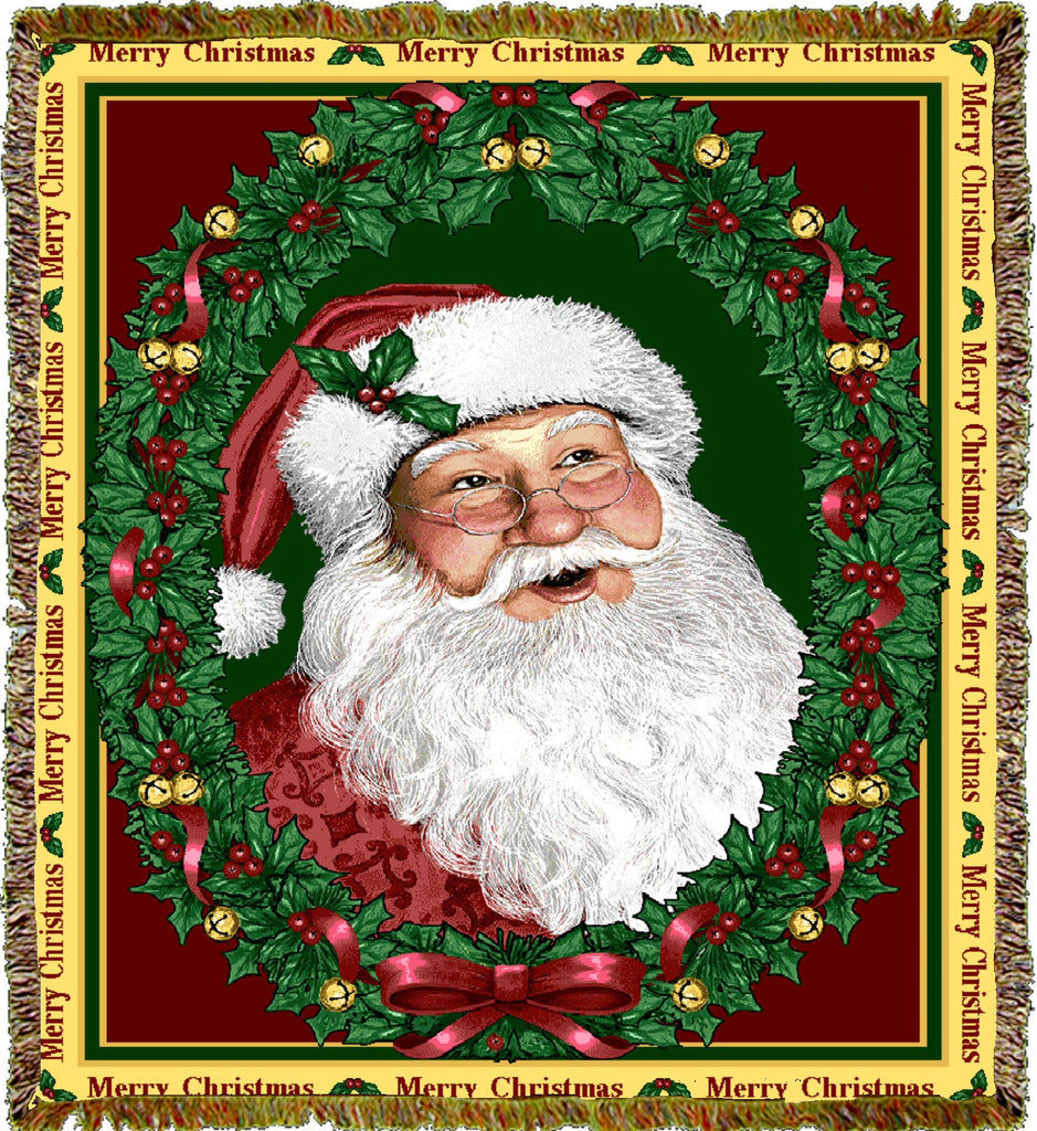Santa Claus Throw Blanket – Mill Street Designs